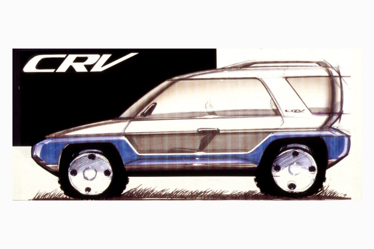 The original Honda CR-V almost looked like the Pontiac Aztek