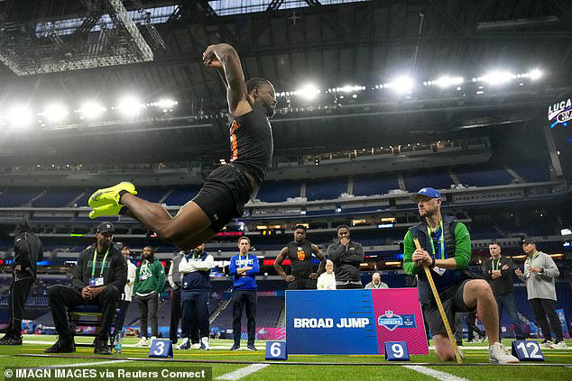 NFL draft prospect breaks down in tears after sensational combine ...