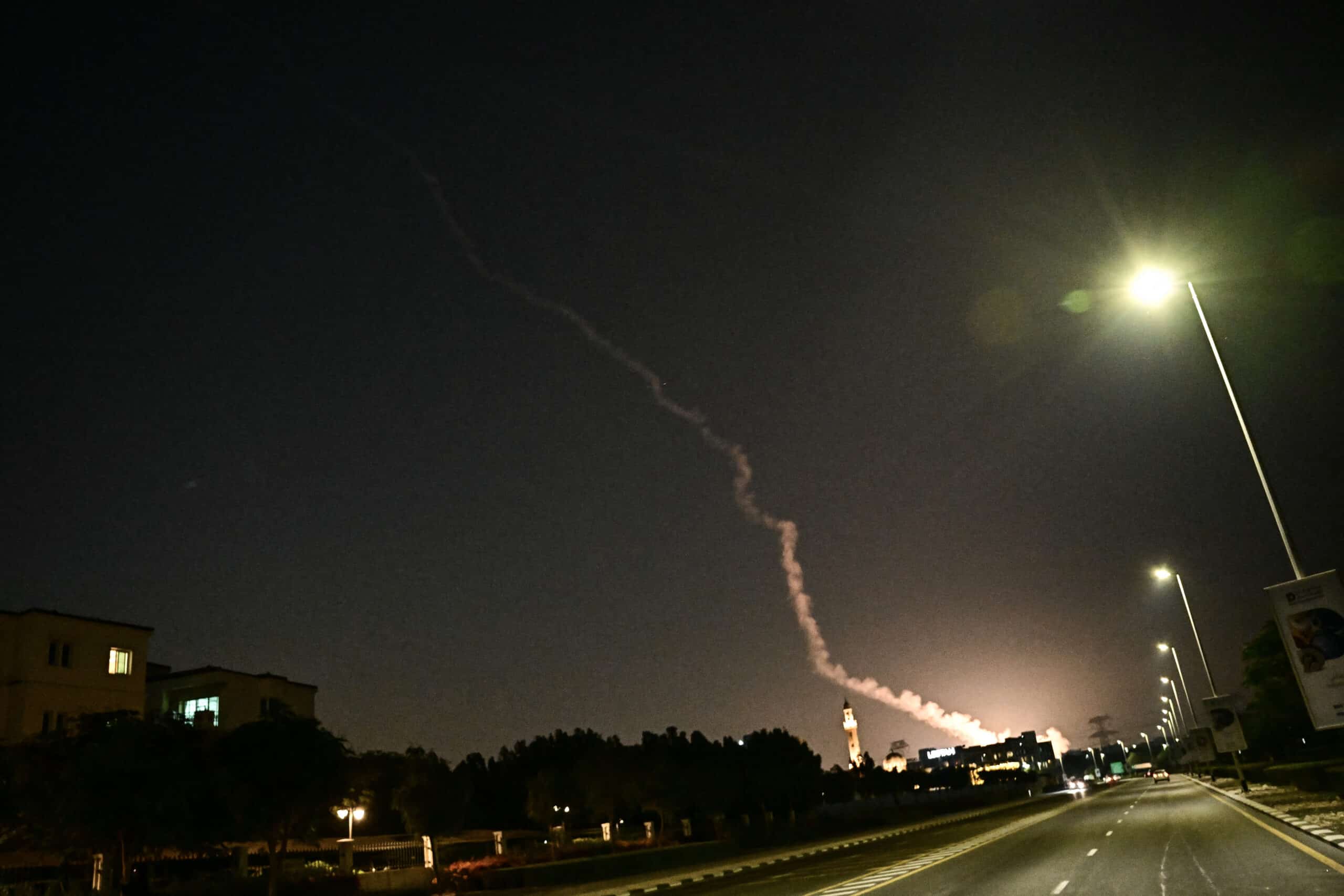 Two dead as Iran launches waves of strikes on wealthy Gulf
