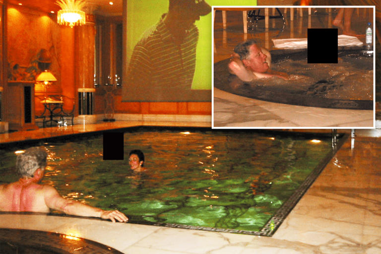 Clinton hot tub pic is from Asia trip ex-Prez took with Epstein and ...