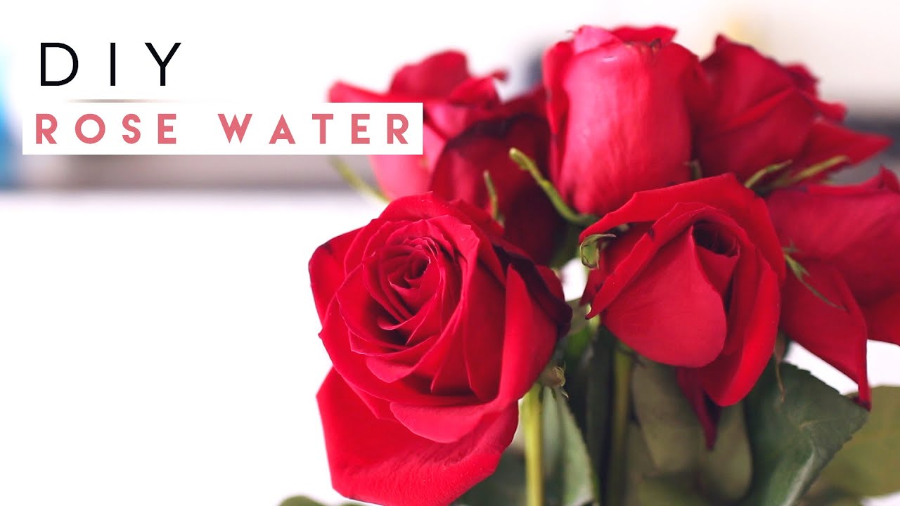 DIY rose water spray