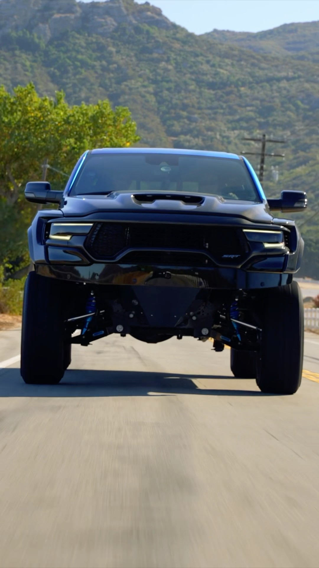 1,300 HP Dodge TRX roars down the road