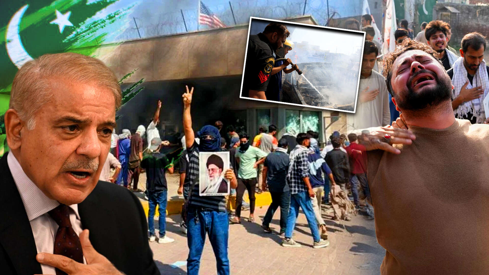 Deadly clashes in Karachi near US consulate leave 9 dead, 32 injured