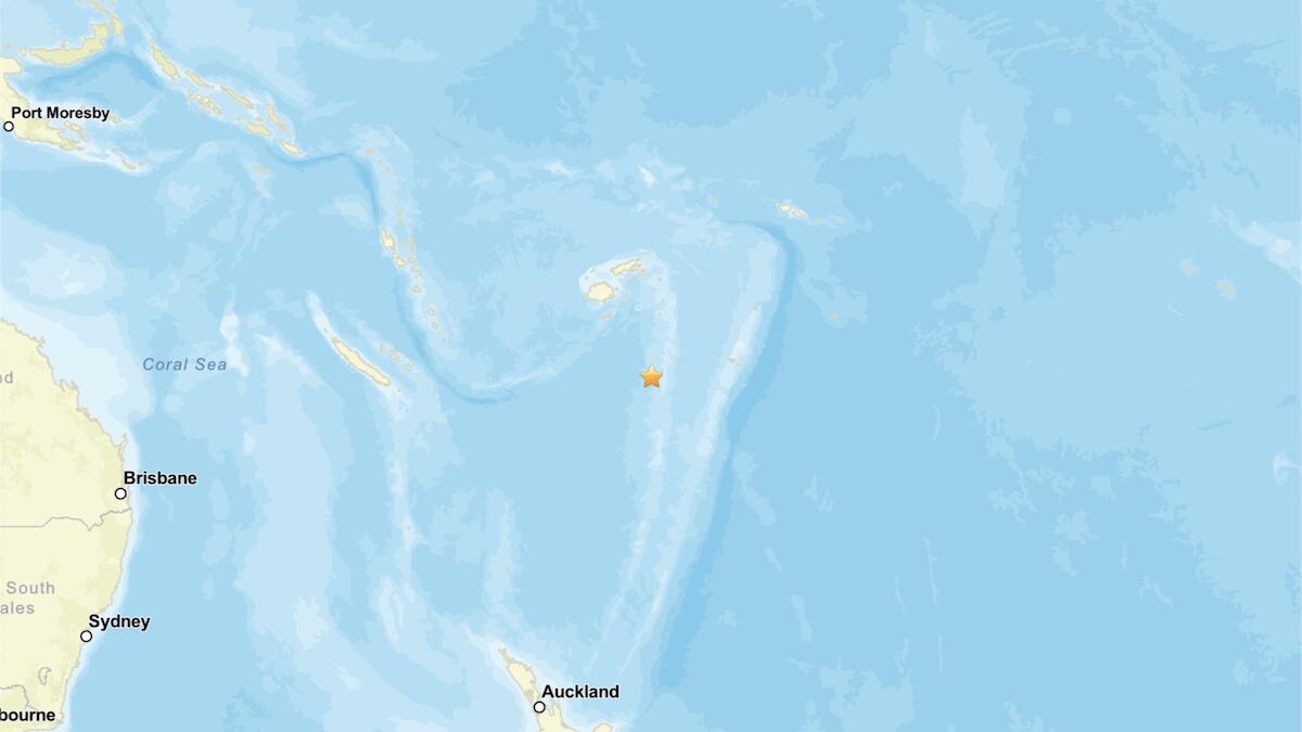 6.3 magnitude earthquake reported