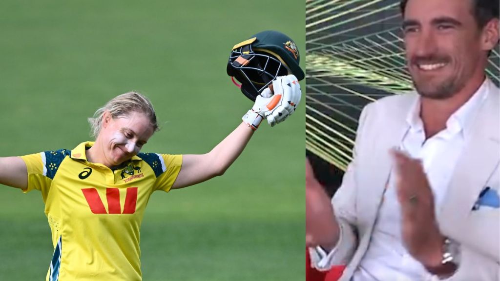 Emotional swansong: Alyssa Healy hits ODI century, Mitchell Starc ...