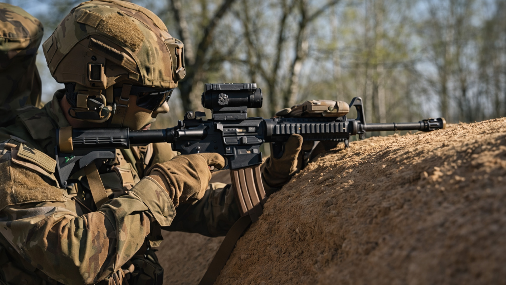 Live bullets and teamwork: US Army squad training