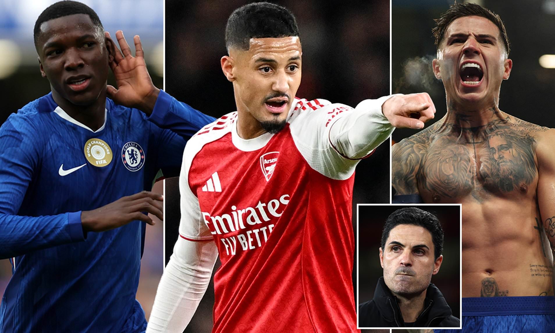 Only four Arsenal stars make cut and even William Saliba misses out ...