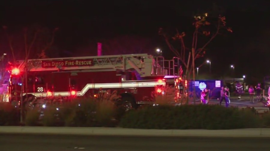 Crews knock down Mission Valley apartment fire, multiple condos damaged