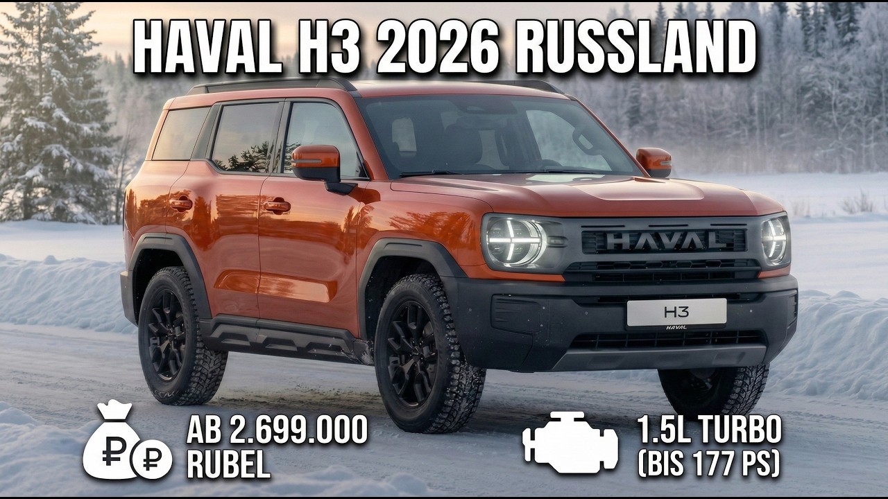 2026 Haval H3 facelift SUV: Infos & Details | AWD mit 177 PS im Check