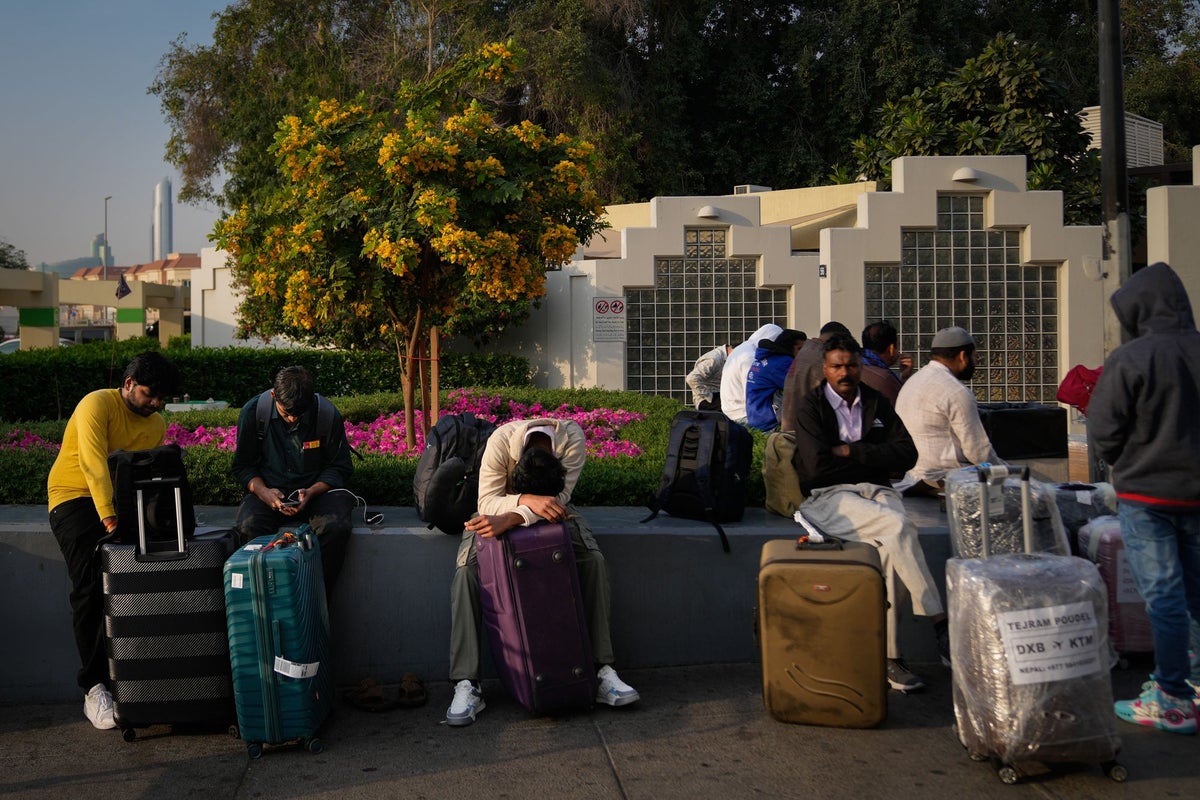 Panic and uncertainty in Dubai as people shelter from Iran attacks