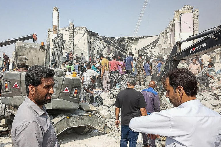 Images taken near Iranian school hit in deadly strikes show fragments ...