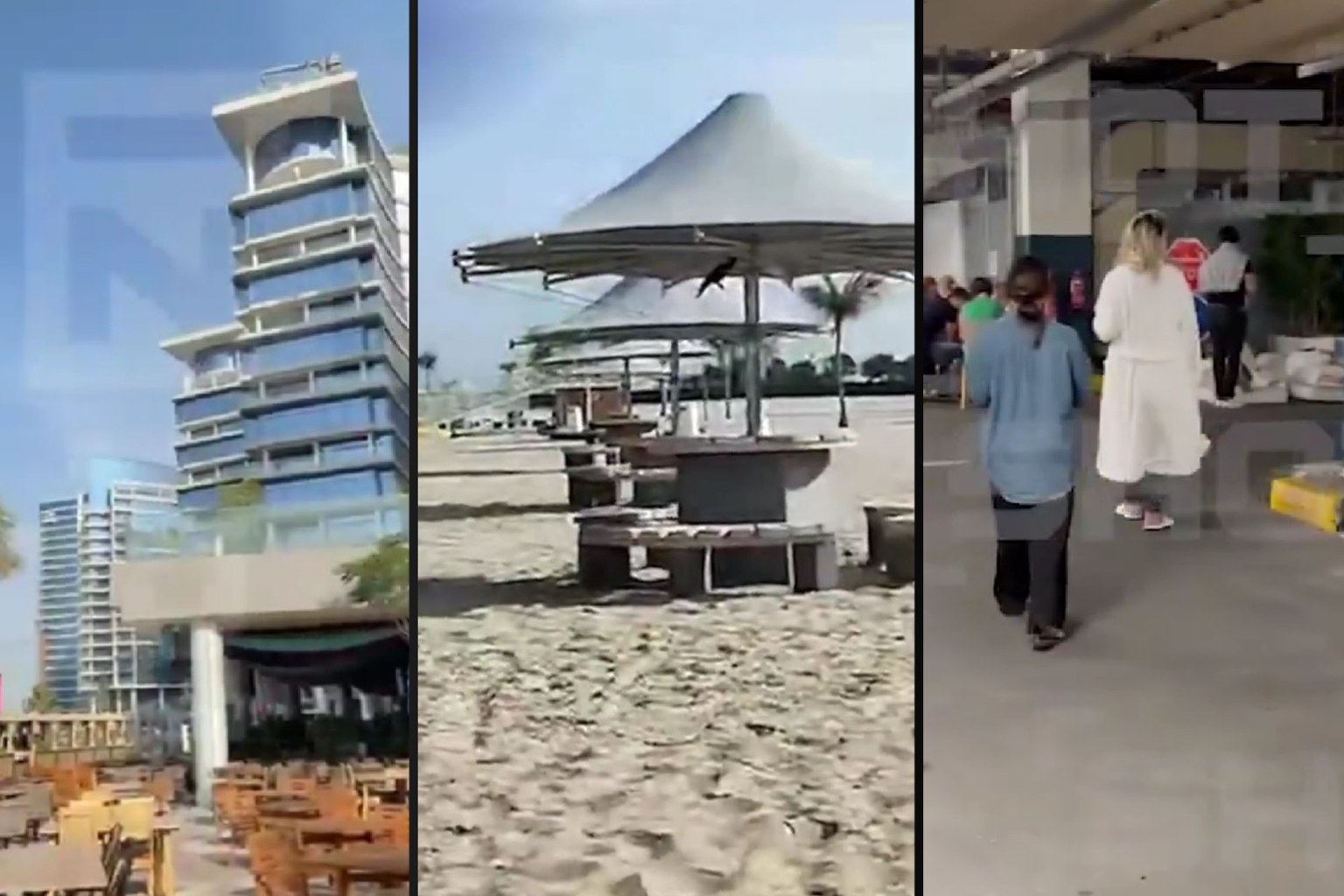 Dubaj niczym miasto duchów. Puste plaże i ulice, turyści w podziemiach