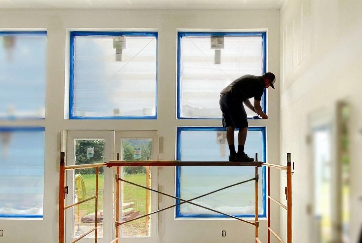 Drywall and painting: Building a home