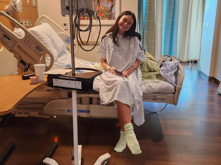 A 20-year-old woman had waves of stomach pain for months. She was ...