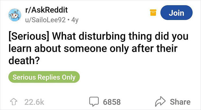 19 disturbing secrets people hid their whole lives