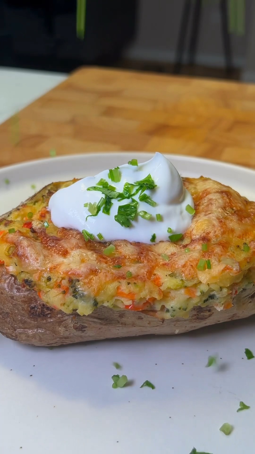Double baked potato ASMR