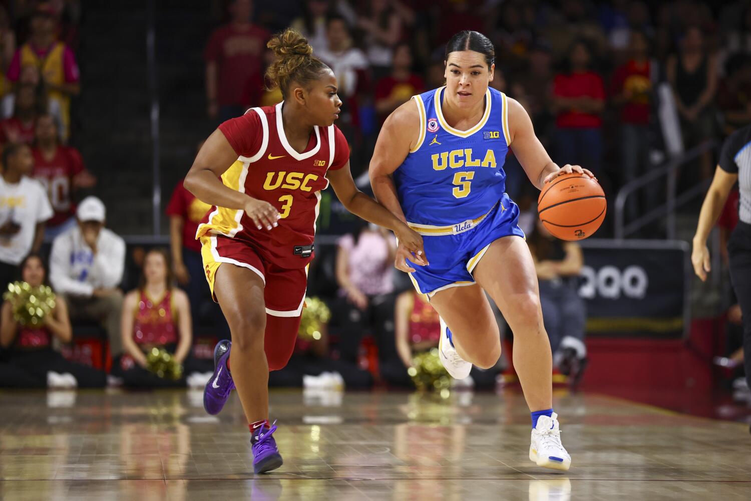 No. 2 UCLA women dominate rival USC to finish Big Ten play undefeated