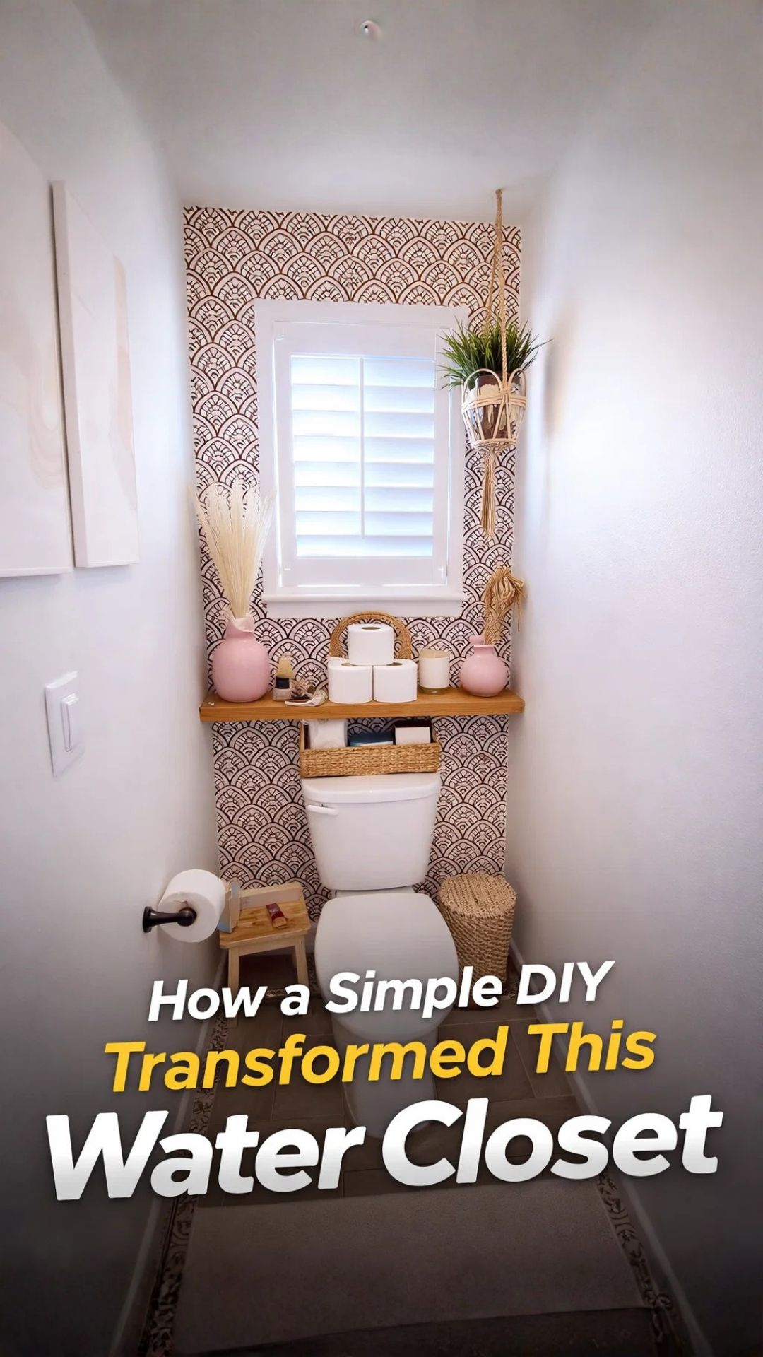 How a simple DIY transformed this water closet