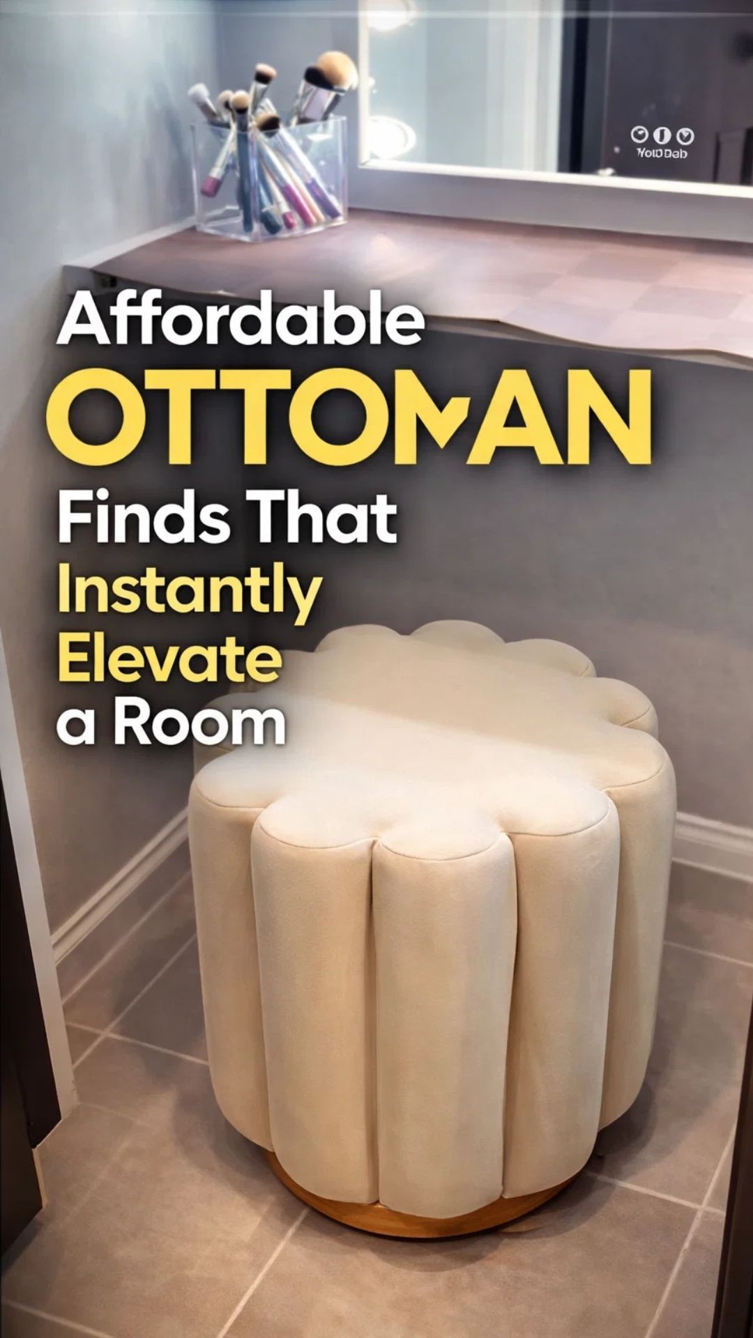 Affordable ottoman finds that instantly elevate a room
