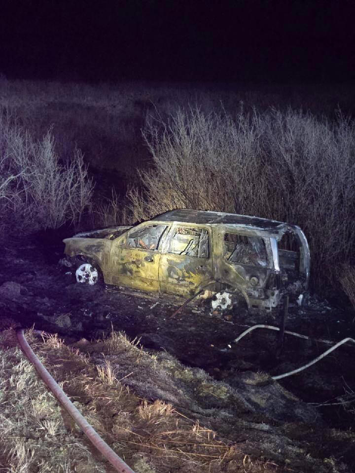 Man arrested in Ellsworth after leaving flaming vehicle accident