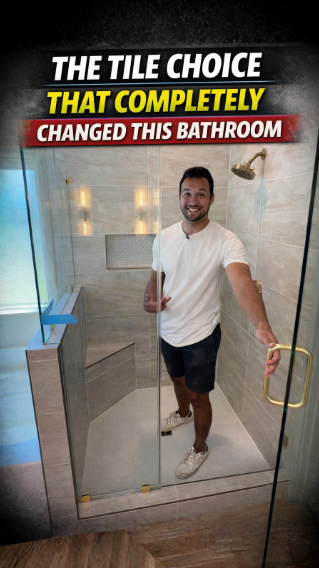 The tile choice that completely changed this bathroom