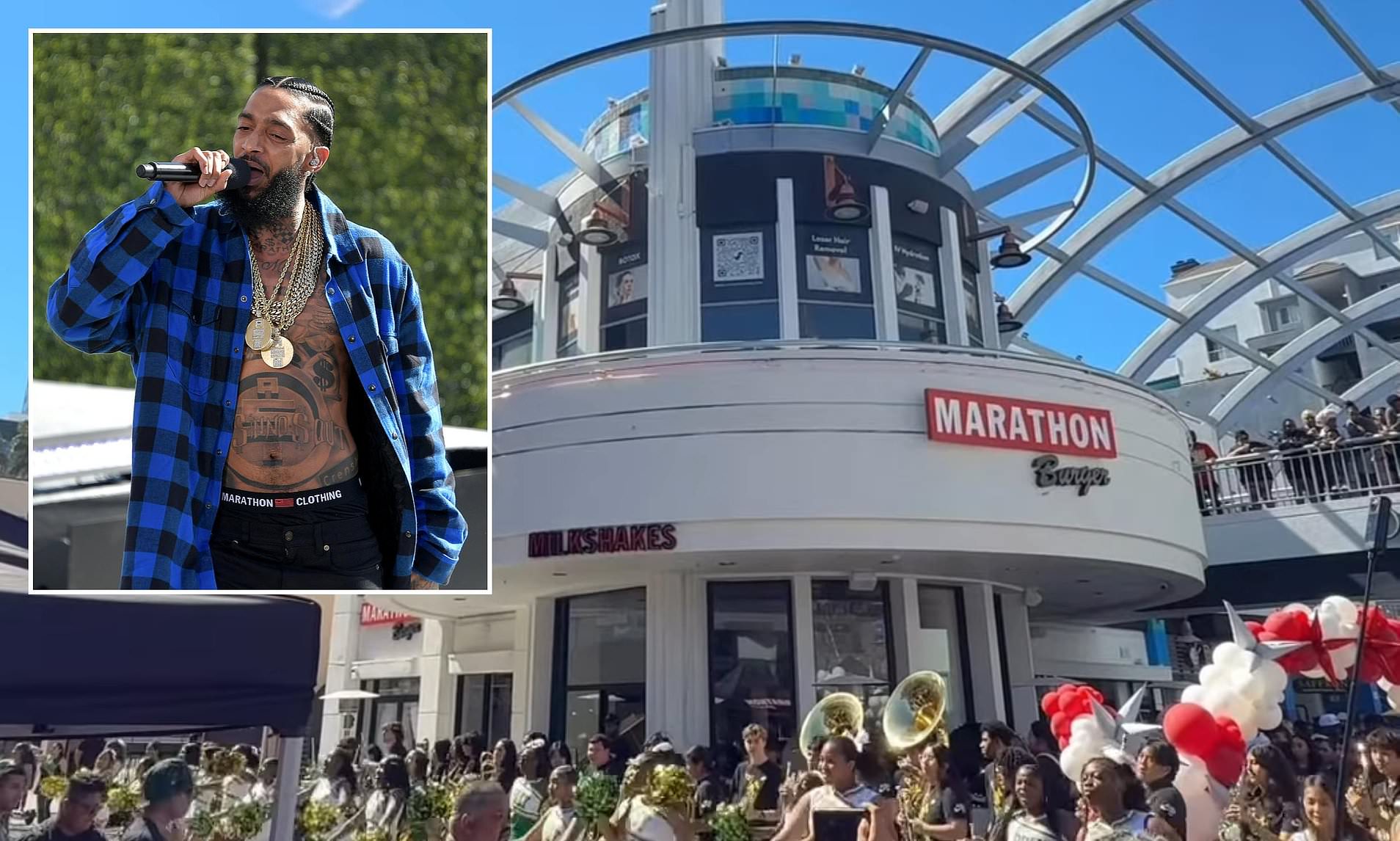 Deadly shooting erupts outside grand opening of late rapper Nipsey ...