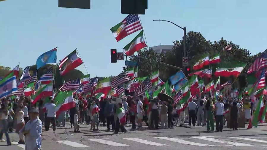 Thousands gather in Los Angeles to celebrate Ayatollah’s downfall