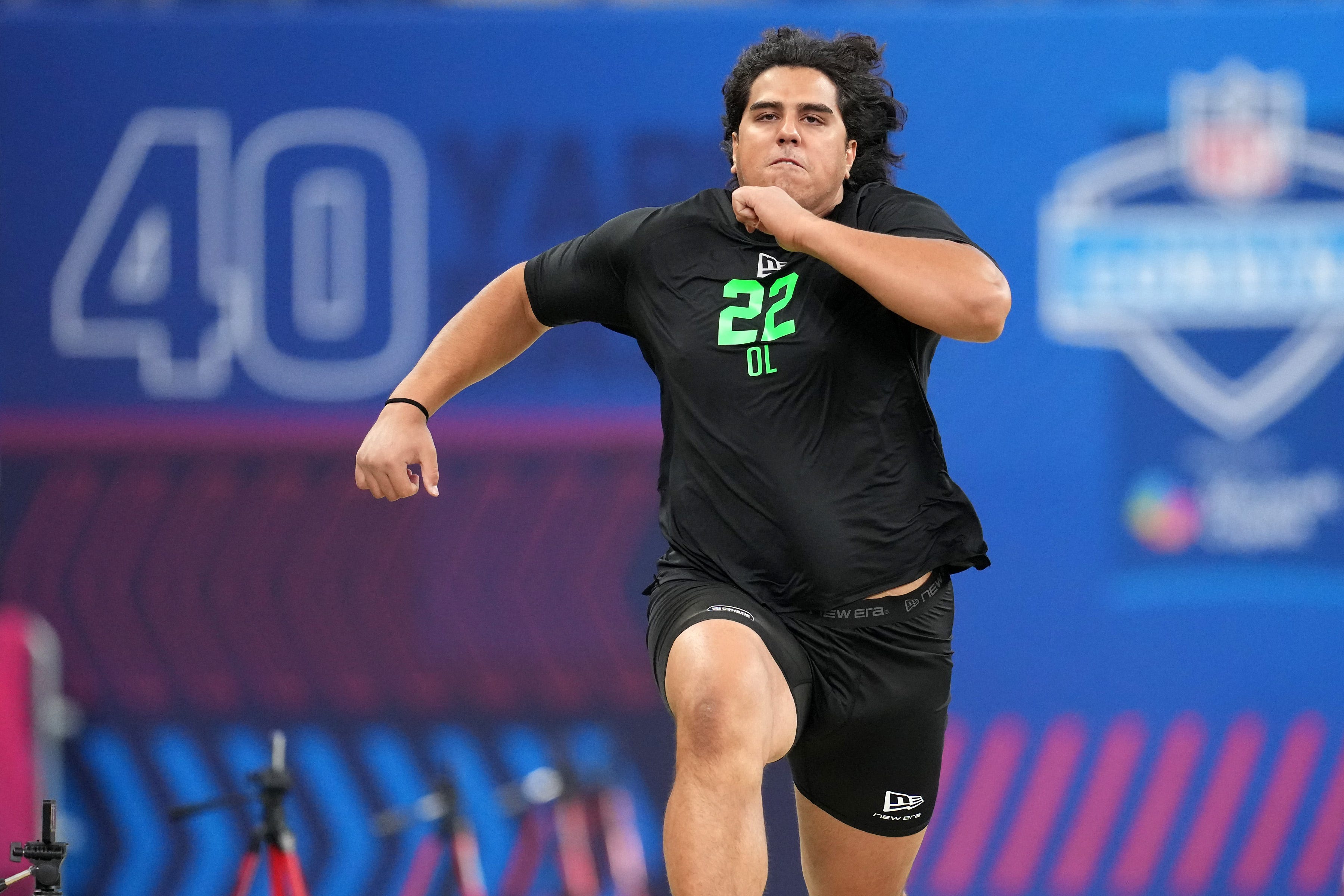 Offensive linemen measurements from the 2026 NFL combine