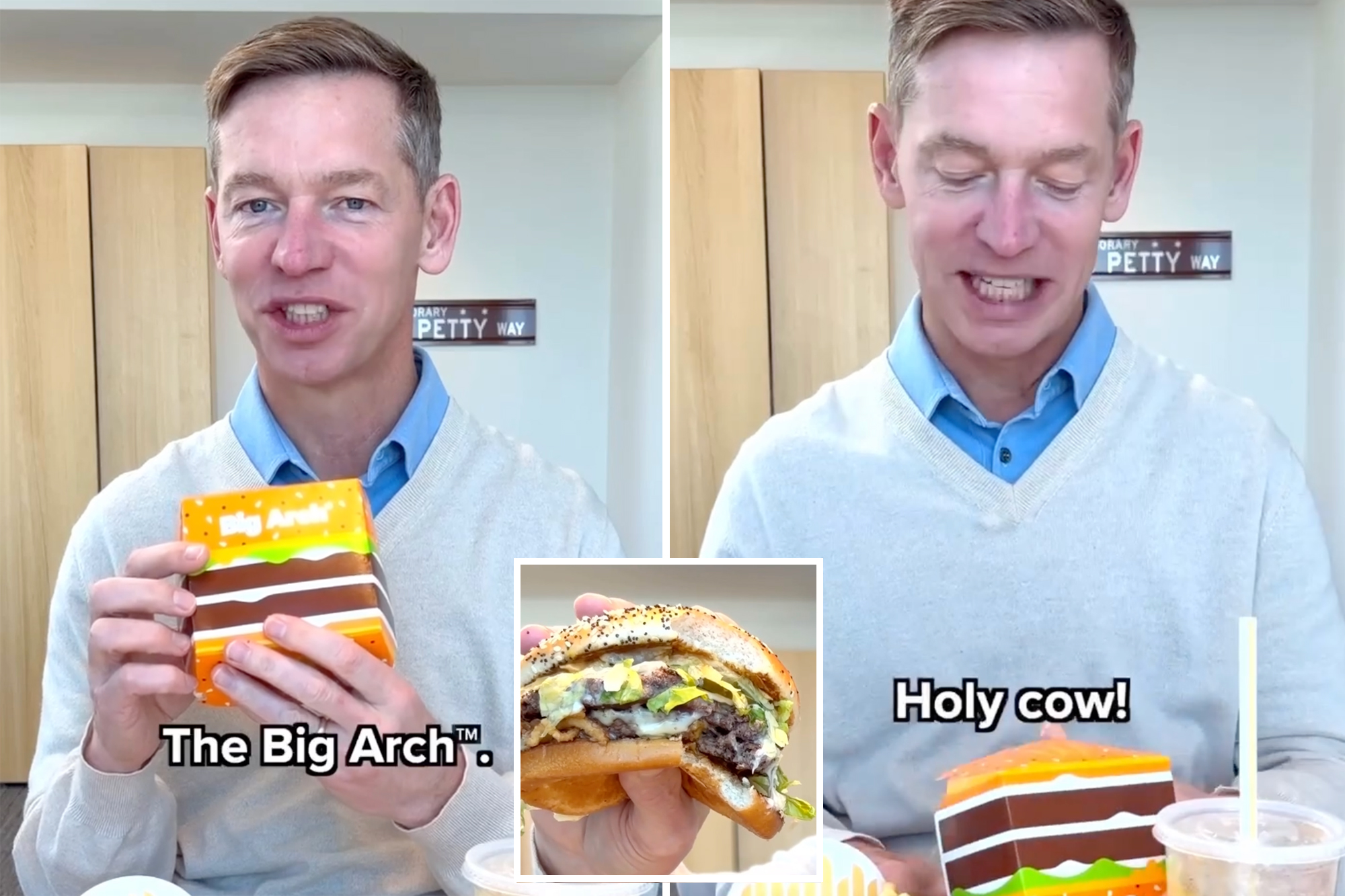 McDonald’s CEO ruthlessly mocked over viral video tasting Big Arch ...
