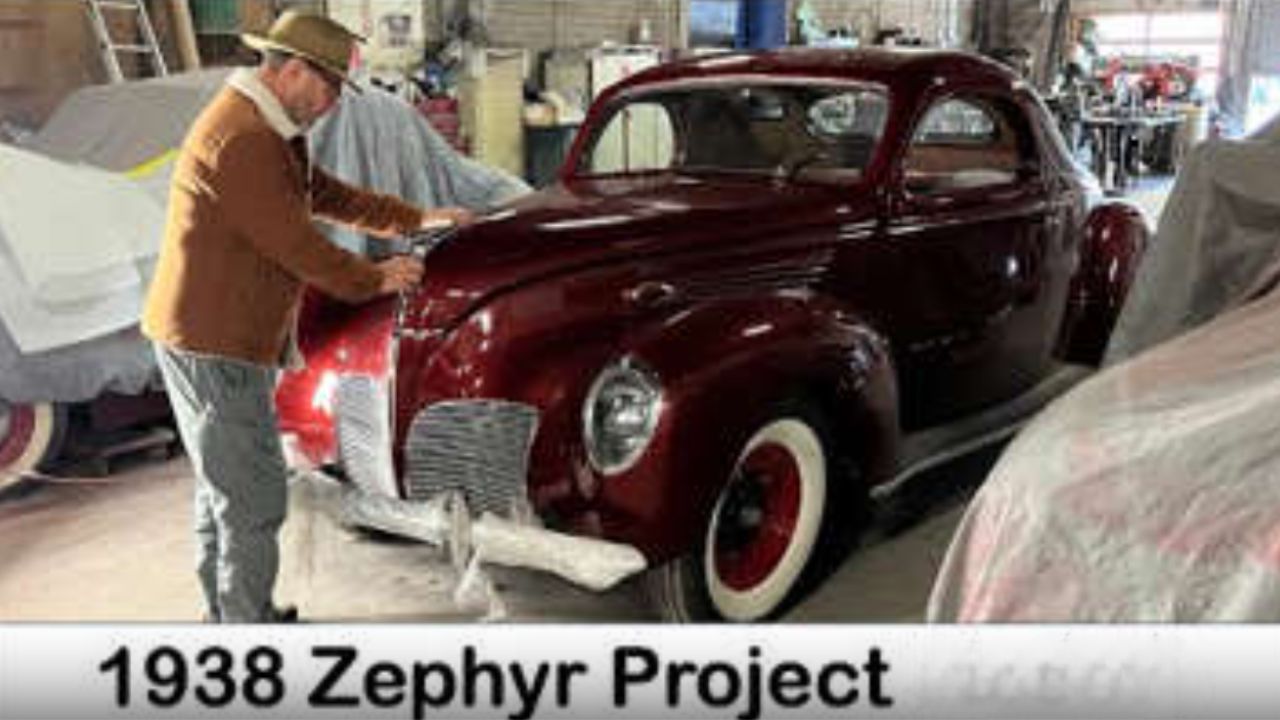 1938 Zephyr part 50 project updates: trunk carpet, engine V12 Lincoln ...