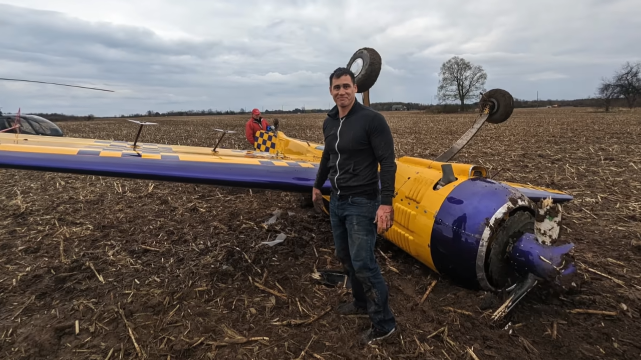 This plane lost power and everything went wrong