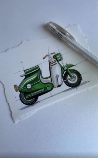 From sketch to final piece art creation explained