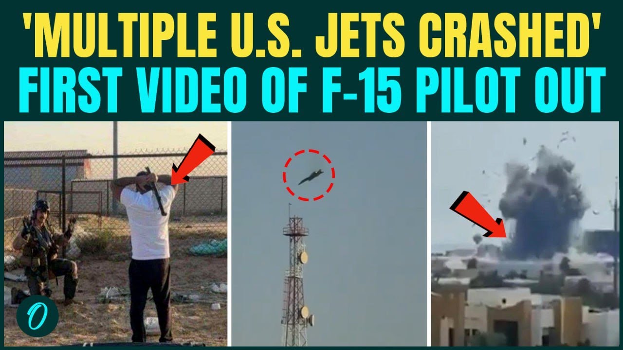 Unseen footage of crashed US F-15 pilot goes viral | Multiple jets ...