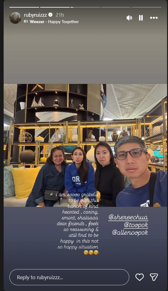 Ruby Ruiz stranded in Dubai amid Middle East airspace closures