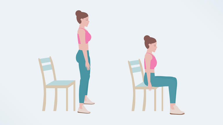 Do these 6 chair-based exercises to improve mobility and stability after 60