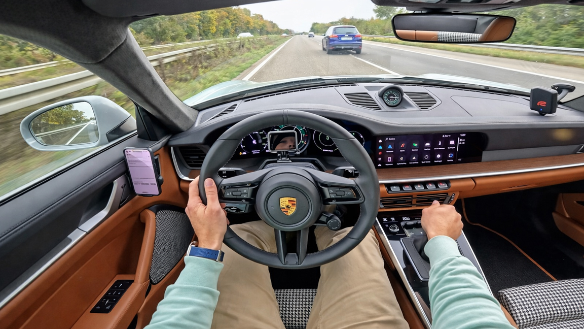 Porsche 992 Sport Classic: velocità massima in Autobahn