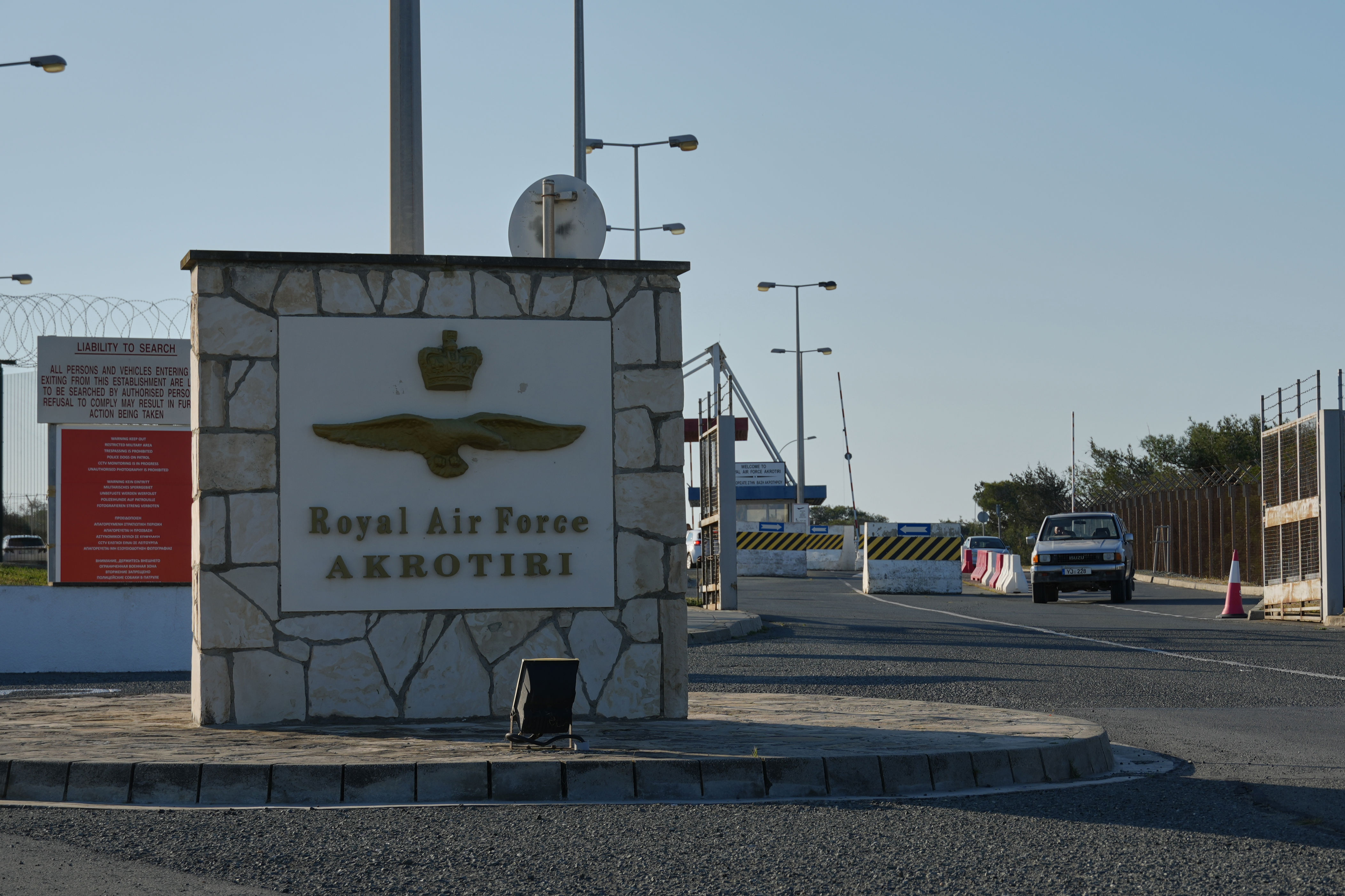 British military base in Cyprus targeted in suspected drone attack