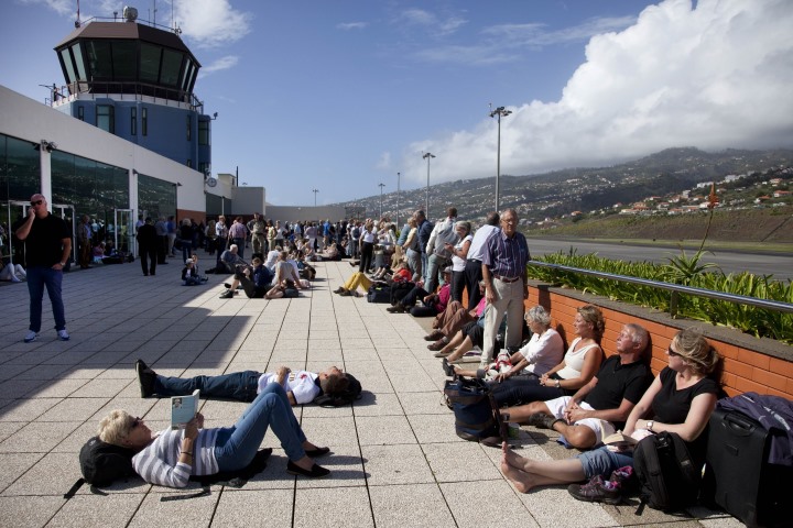 Aeroporto da Madeira sem movimento devido ao vento forte