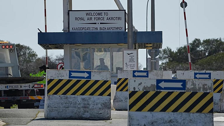 UK says it is not at war after Iranian drone strikes RAF Akrotiri base ...