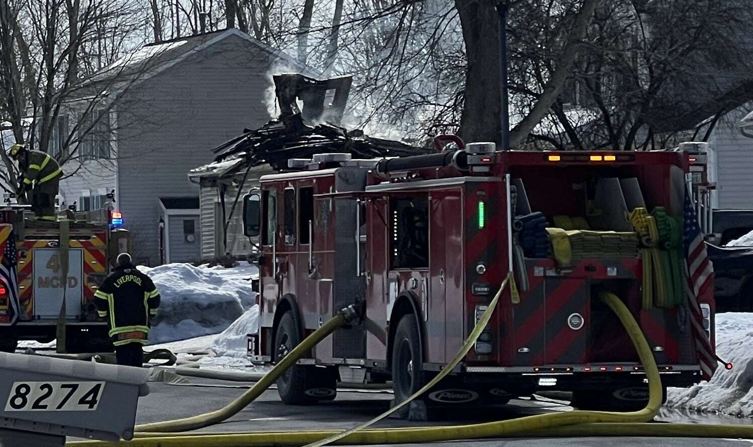 Armed man on the run after domestic disturbance and fire at Clay home ...