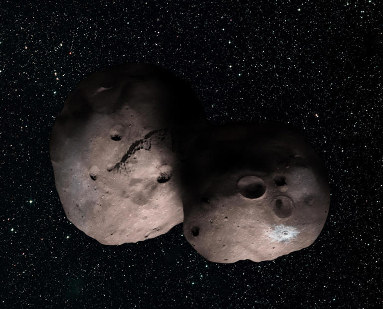 Mystery of ancient cosmic 'snowmen' floating in deep space has been cracked