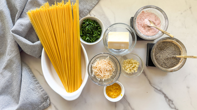 20-minute spaghettini with garlic butter sauce recipe