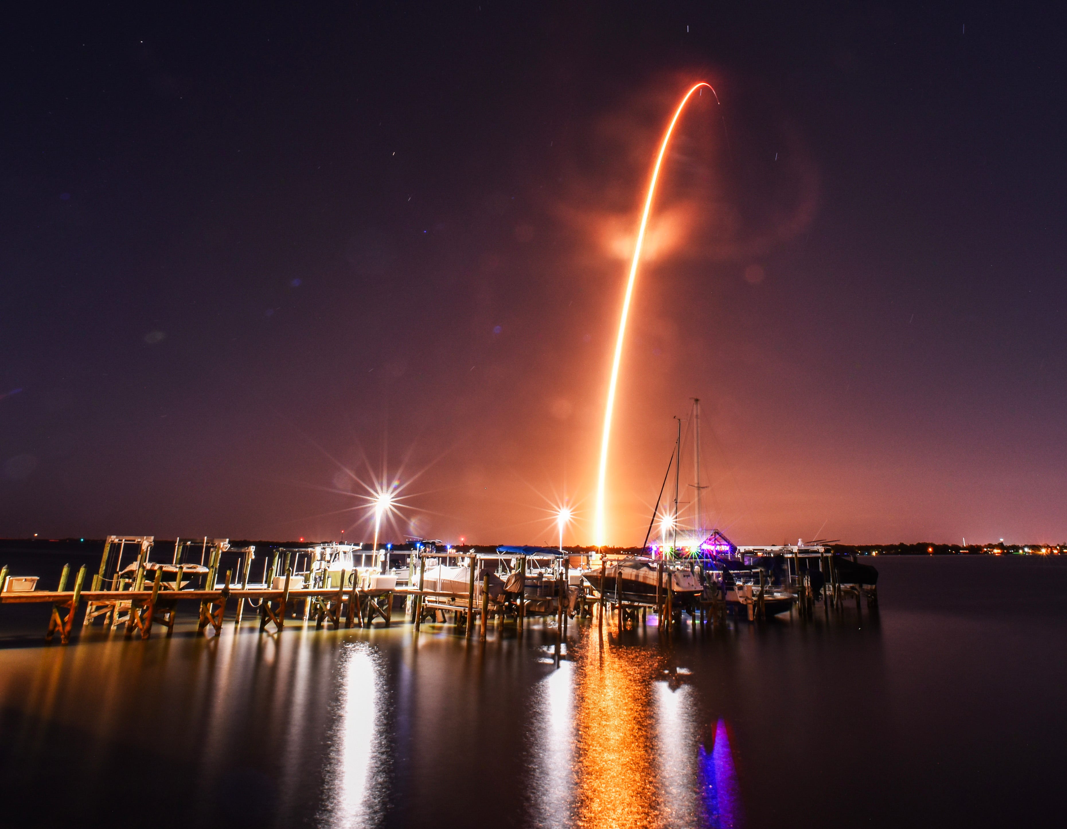 Another SpaceX Falcon 9 rocket may be visible Wednesday along US East Coast