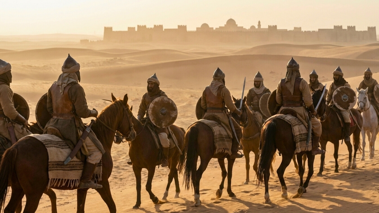 Early Muslim expansion reshapes the map of the ancient world