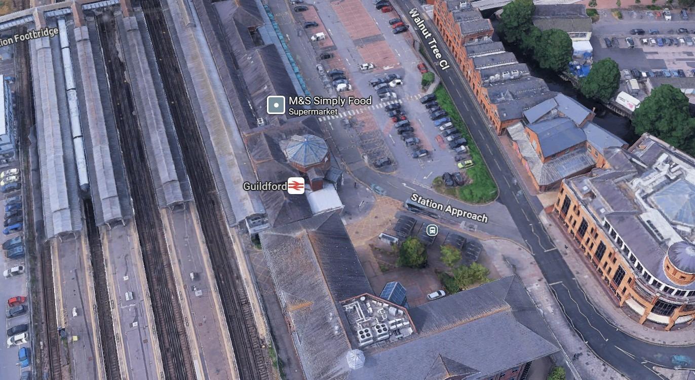 Four teenagers arrested after assault outside Guildford station