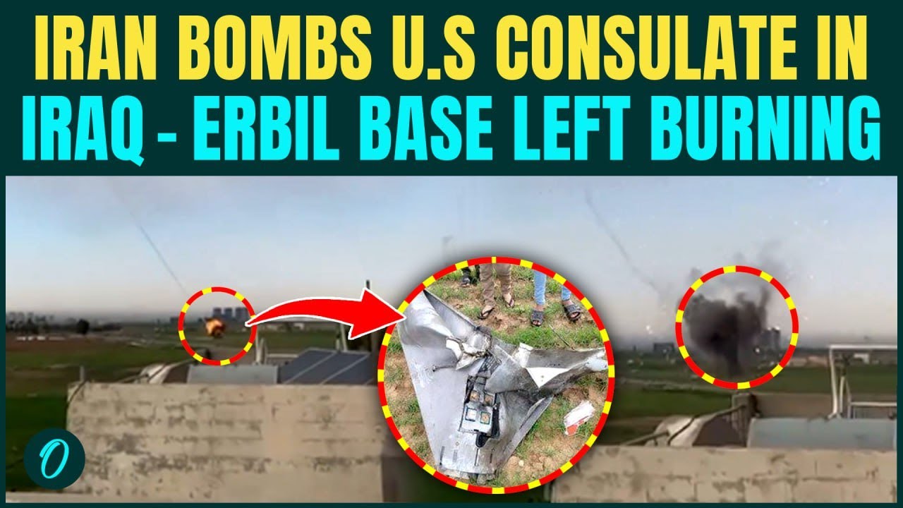 Video: Iran rains bombs on US consulate in Iraq, Erbil airport under ...