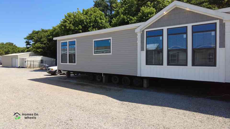 They surprised us with this mobile home