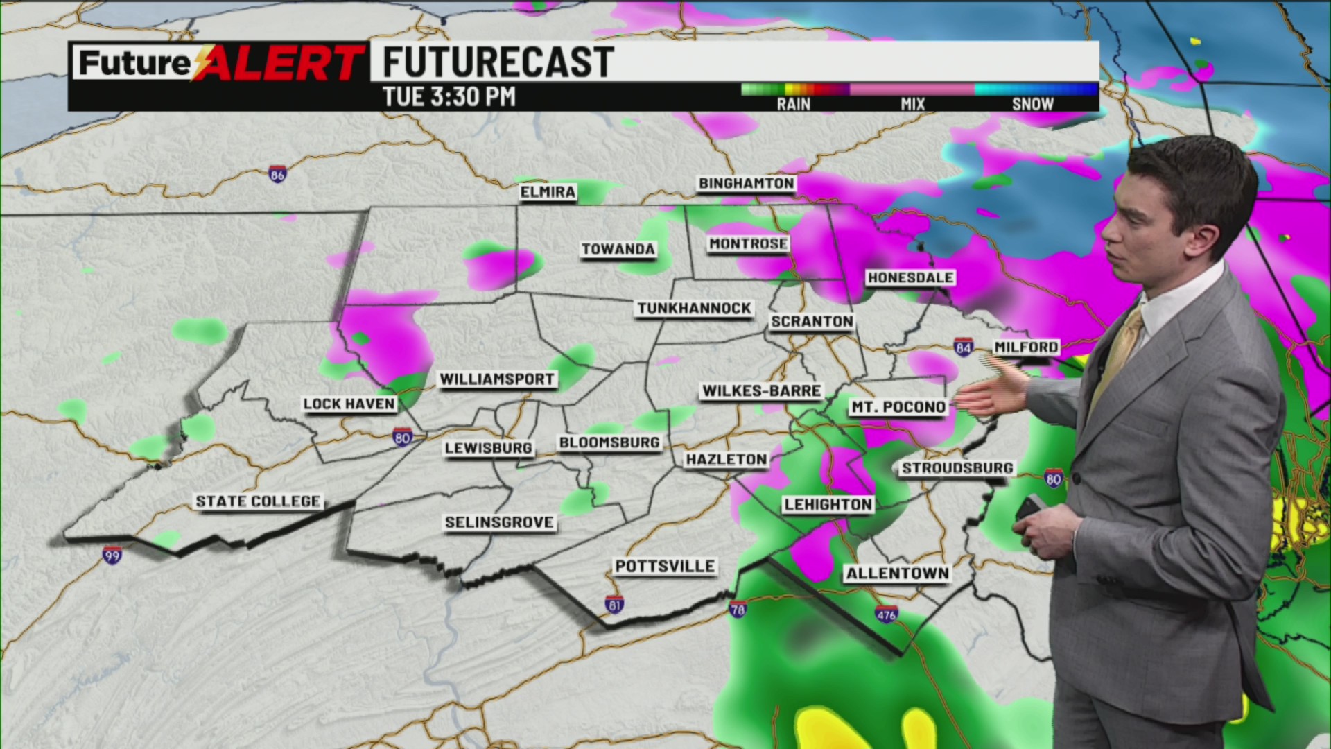 Your 28/22 future alert weather forecast 3.2.26 (6am)