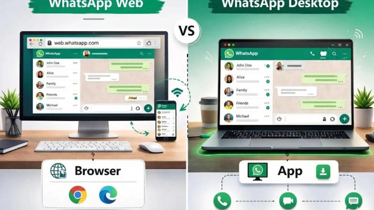 WhatsApp Web vs WhatsApp Desktop explained: Which one is faster, safer ...