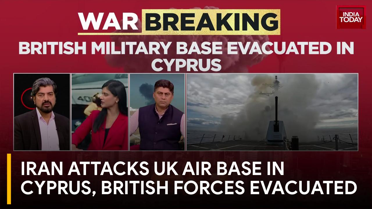 Iran drones strike UK's Akrotiri base in Cyprus, forces evacuated amid ...